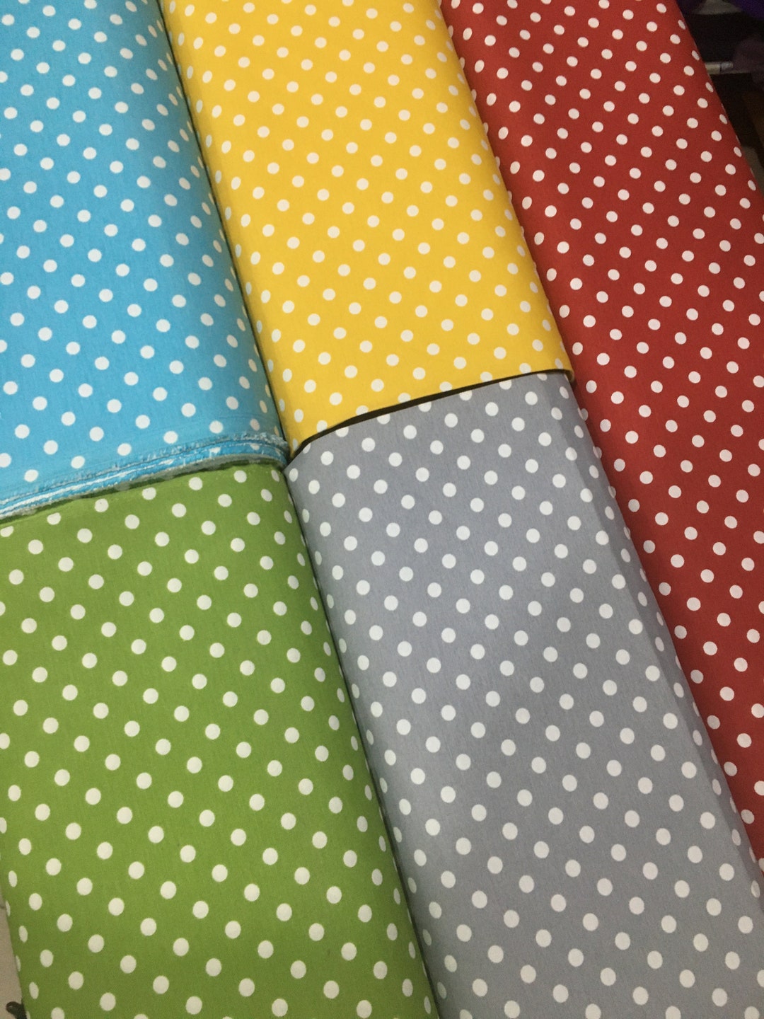 Polka Dot Fabric, Polka Dot Pattern, Duck Fabric, Canvas Fabric, Fabric ...