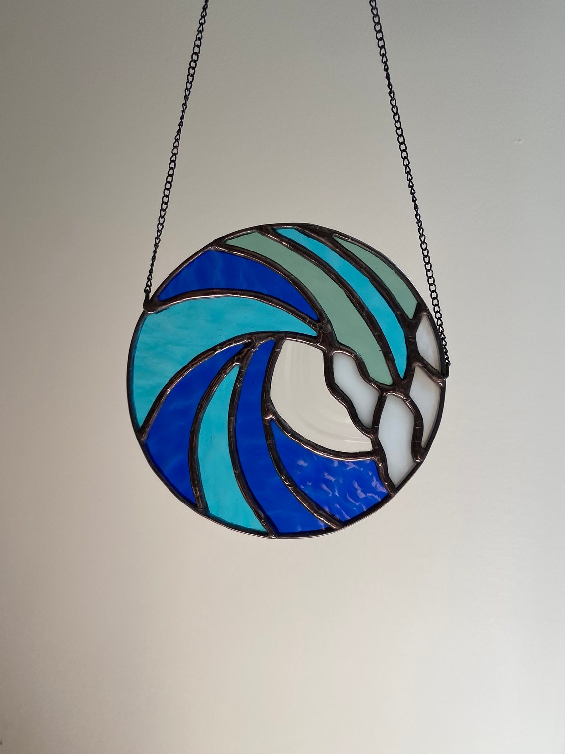 Stained Glass Wave Pattern - Digitial Download - Etsy