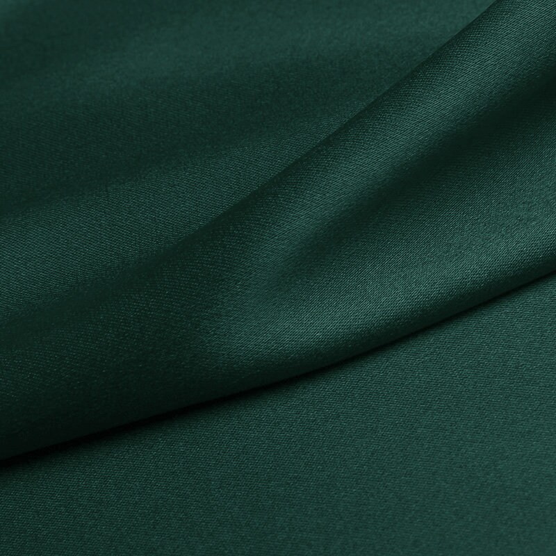 Pure Color Silk is Very Dark Cyan Charmeuse Fabric-100% Pure - Etsy