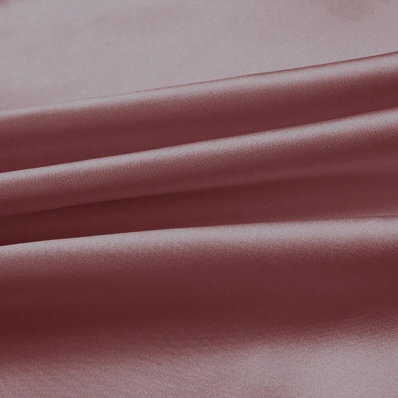 Pure Color Silk Begonia Red Fabric Stretch Silk Satin Designer Fabric ...