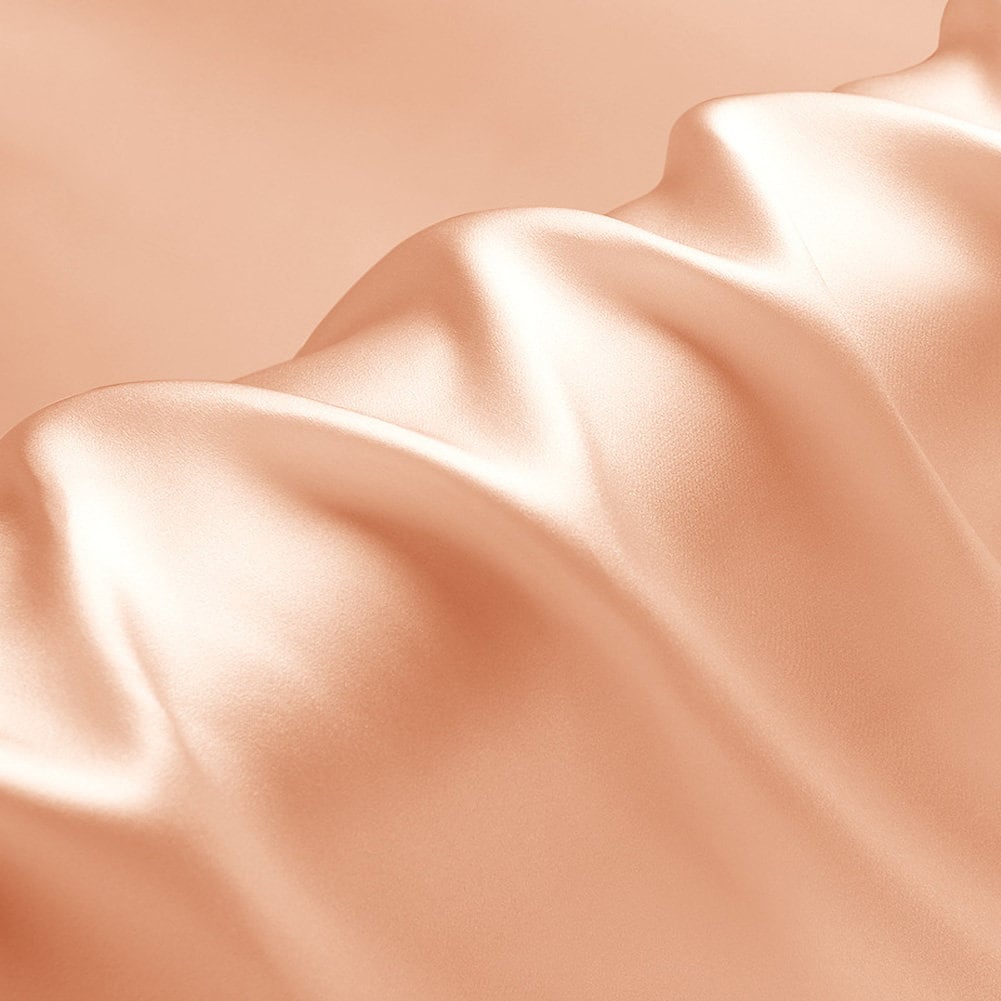 Pure Color Silk Flesh Color Fabric Stretch Silk Satin Designer - Etsy