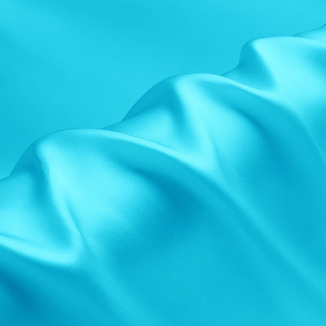 Pure Color Silk Light Blue Fabric Stretch Silk Satin Designer - Etsy