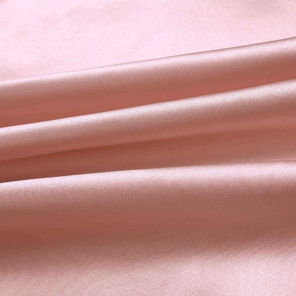 Pure Color Silk Dark Pink Fabric Stretch Silk Satin Designer Fabric by ...