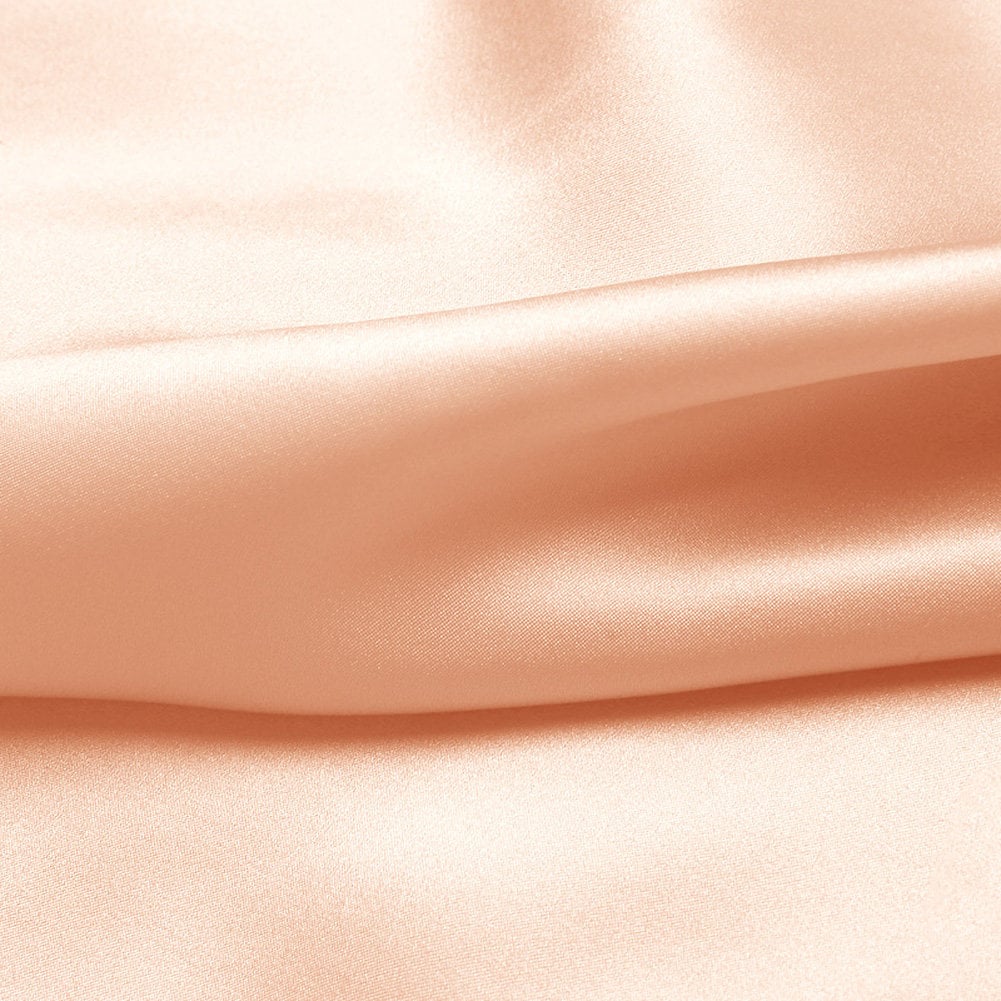 Pure Color Silk Flesh Color Fabric Stretch Silk Satin Designer - Etsy