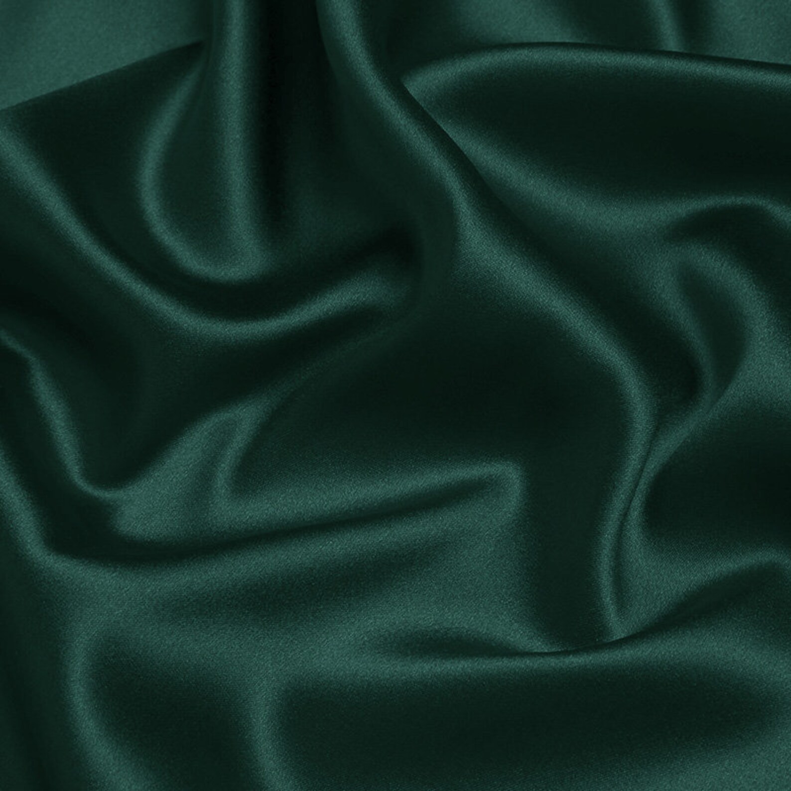 Pure Color Silk is Very Dark Cyan Charmeuse Fabric-100% Pure - Etsy