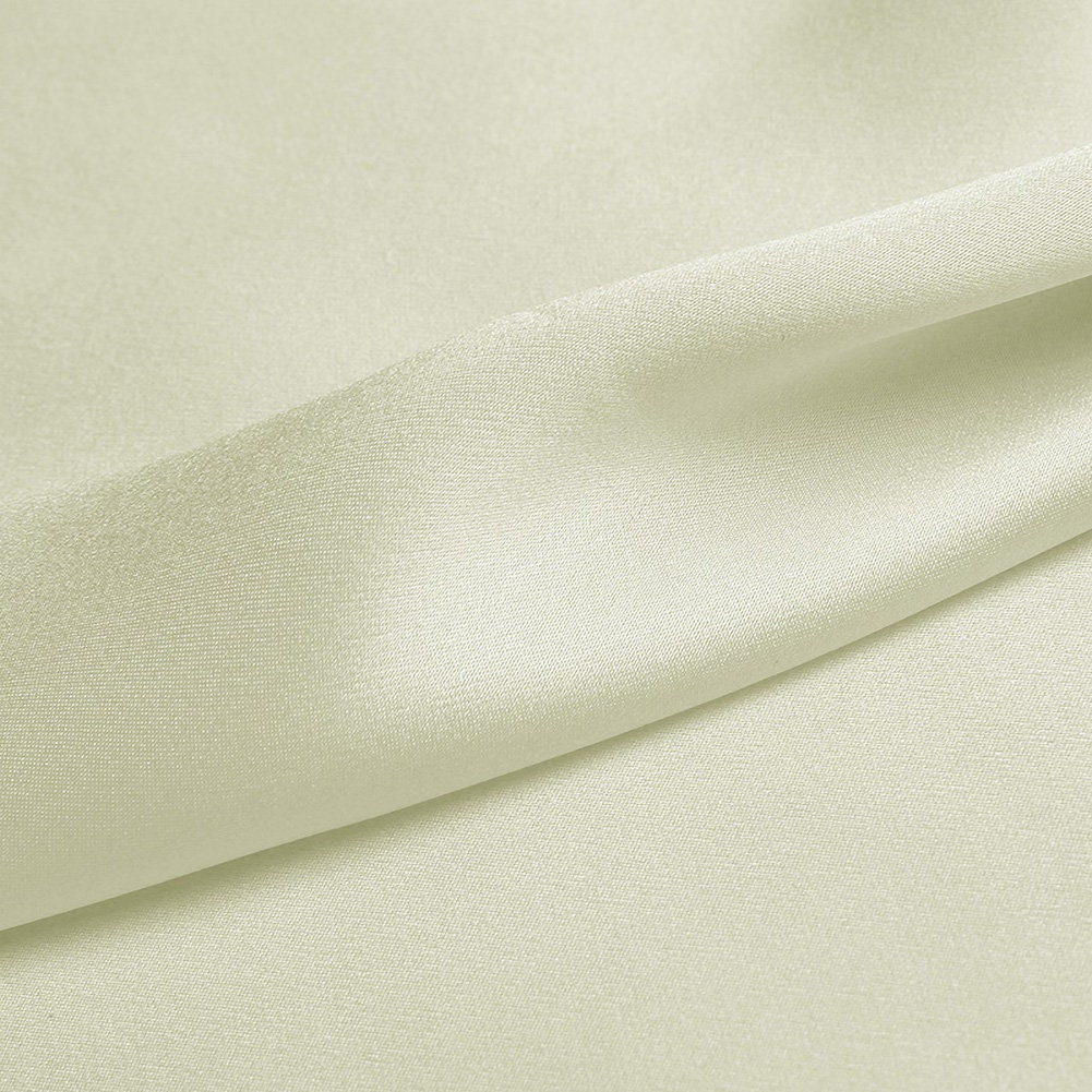 Pure Color Silk Milky White Fabric Stretch Silk Satin Designer - Etsy