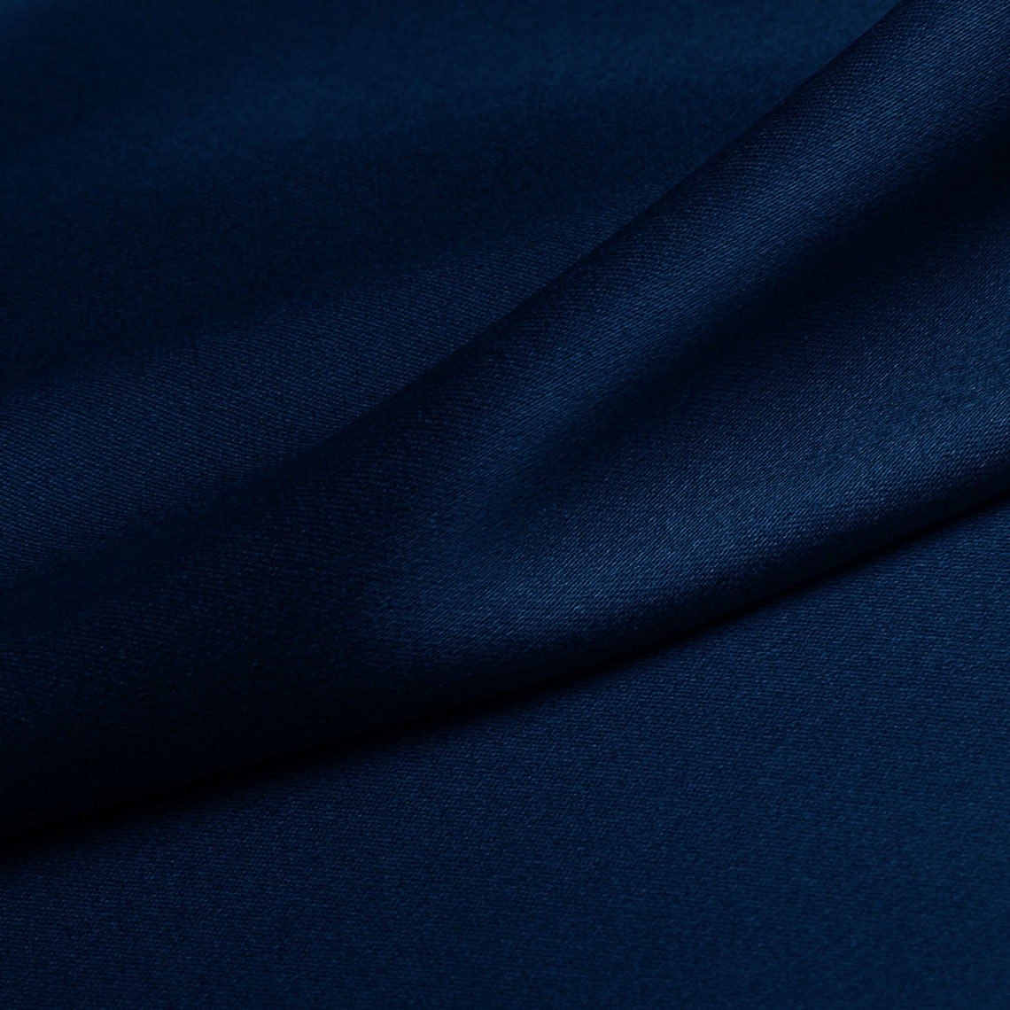 Pure Color Silk Navy Blue Charmeuse Fabric-100% Pure Cotton - Etsy