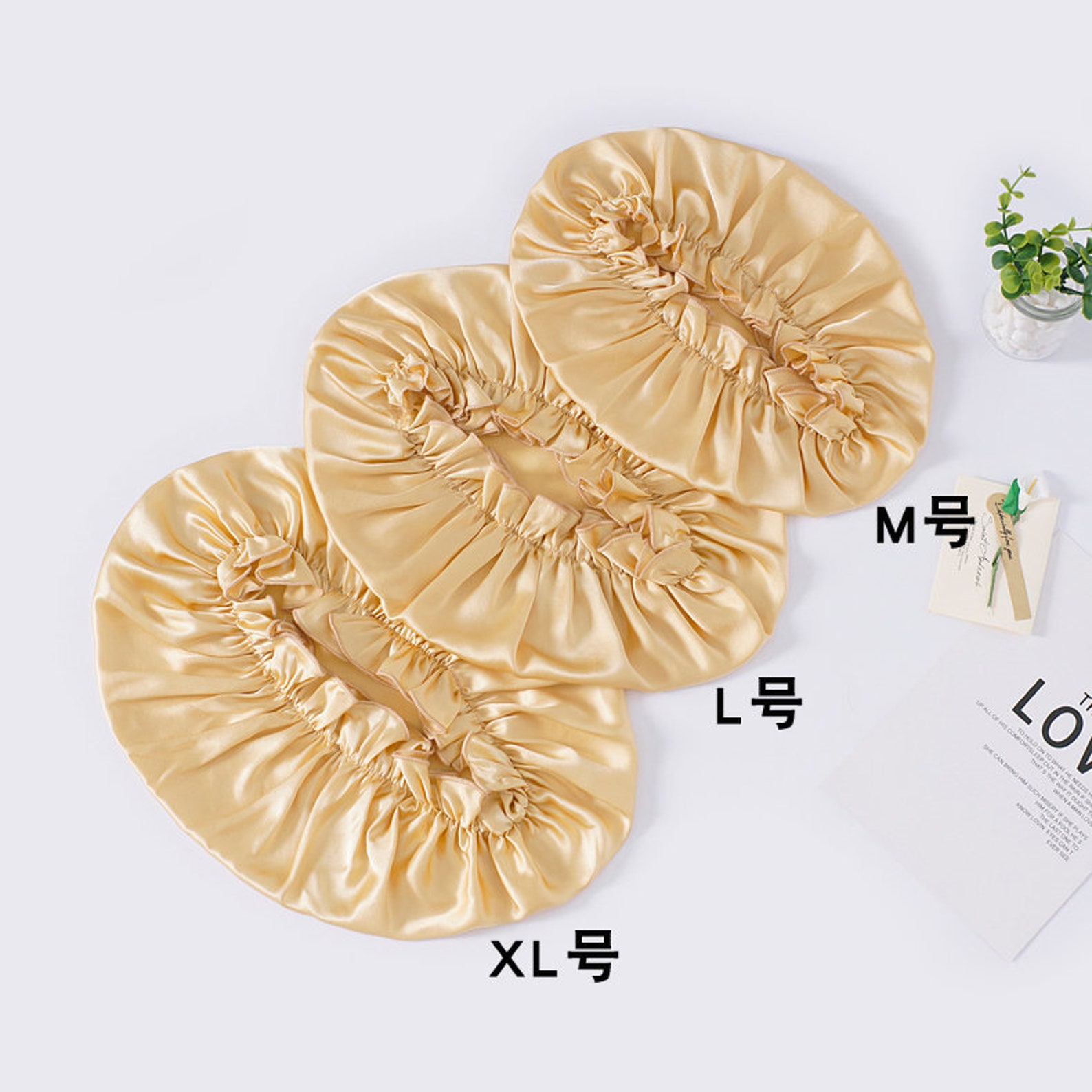 100% Mulberry Silk Hair Nightcap Satin Elastic Band Nightcap - Etsy