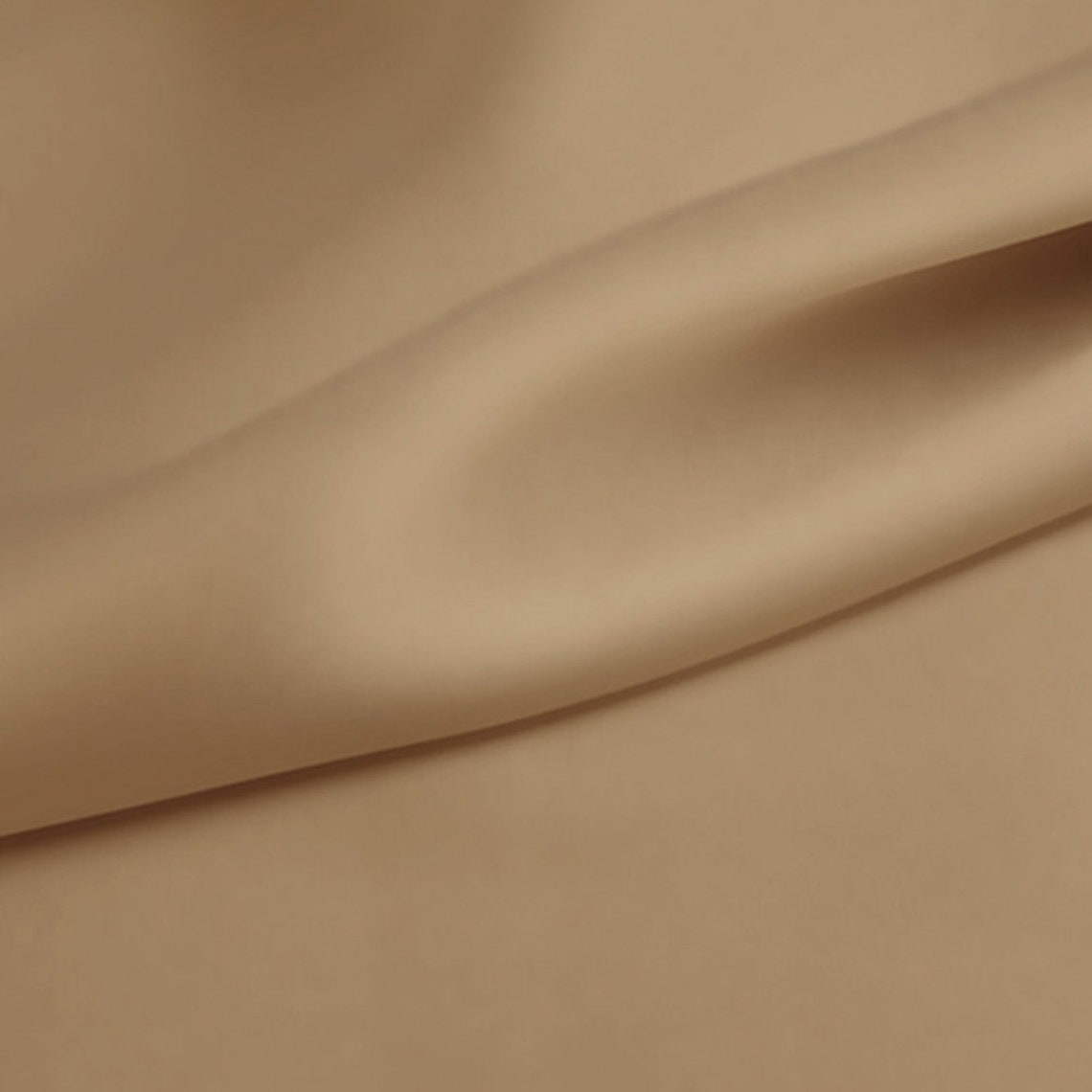 Pure Color Silk Light Gold Fabric Stretch Silk Satin Designer Fabric by ...