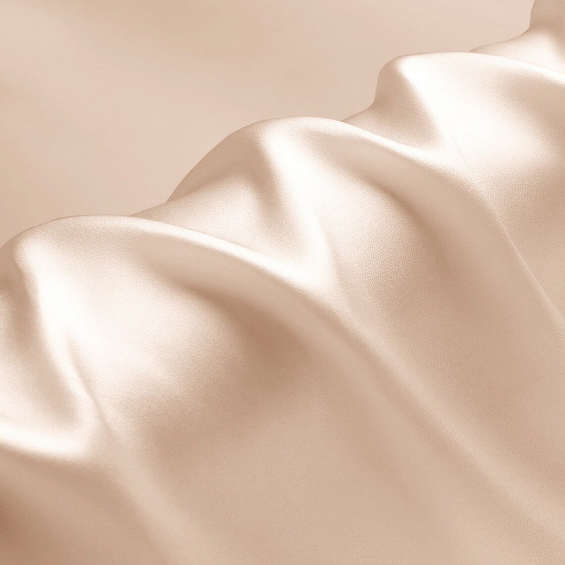 Pure Color Silk Light Flesh Color Fabric Stretch Silk Satin - Etsy