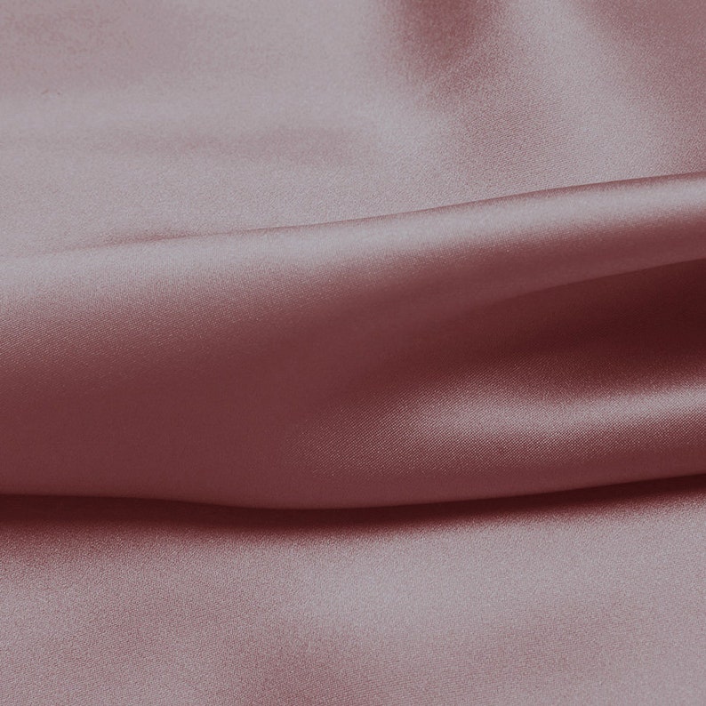 Pure Color Silk Begonia Red Fabric Stretch Silk Satin Designer Fabric ...