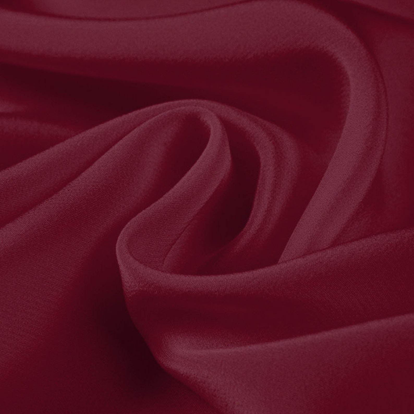 Pure Silk Red Wine Color Fabric 100% Silk Crepe De Chine - Etsy