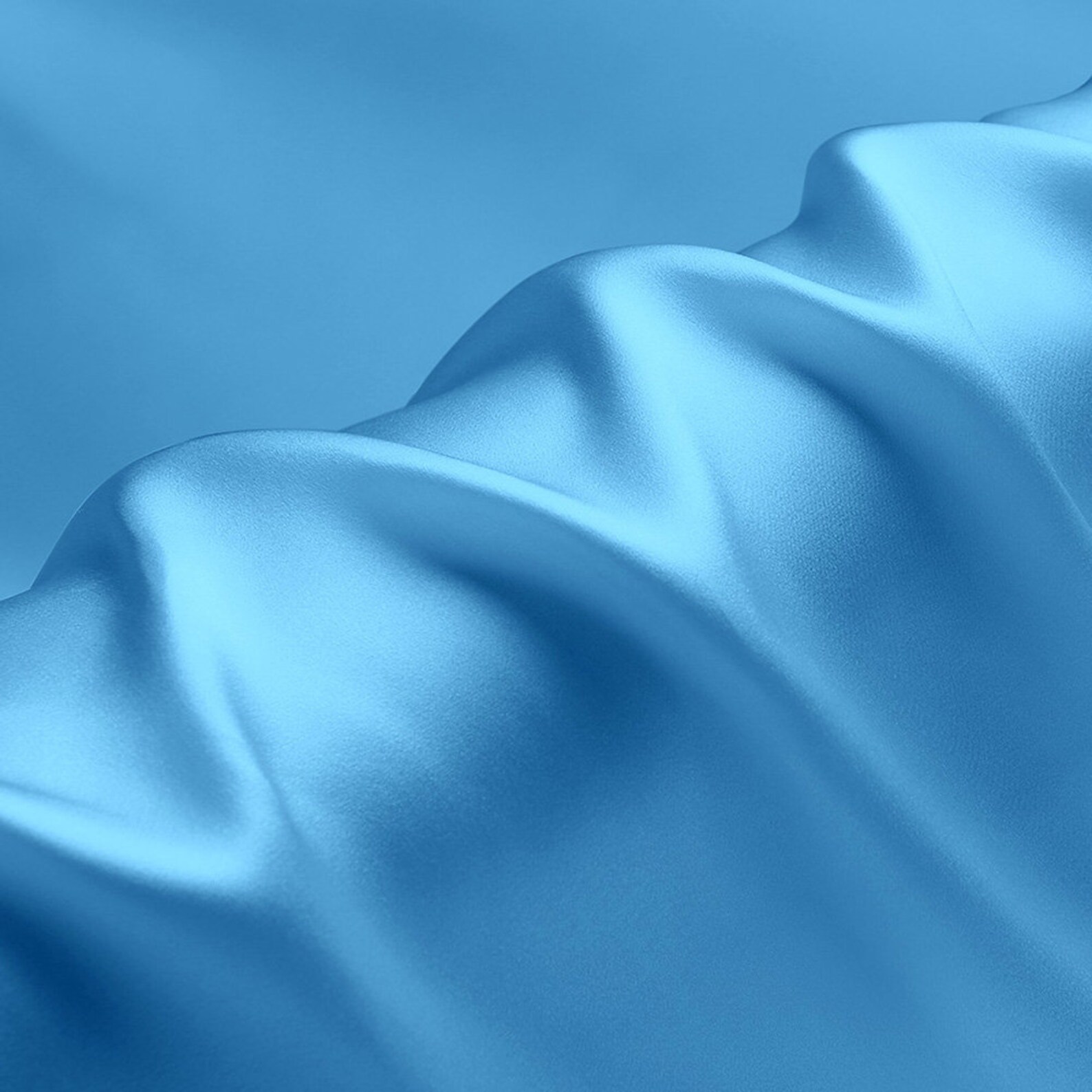 Pure Silk Light Blue Charmeuse Fabric-100% Pure Cotton Solid - Etsy