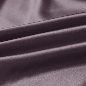 Pure Color Silk Mud Purple Charmeuse Fabric-100% Pure Cotton Solid ...