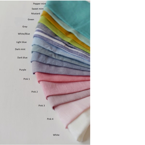 Linen Fabric Samples - Etsy