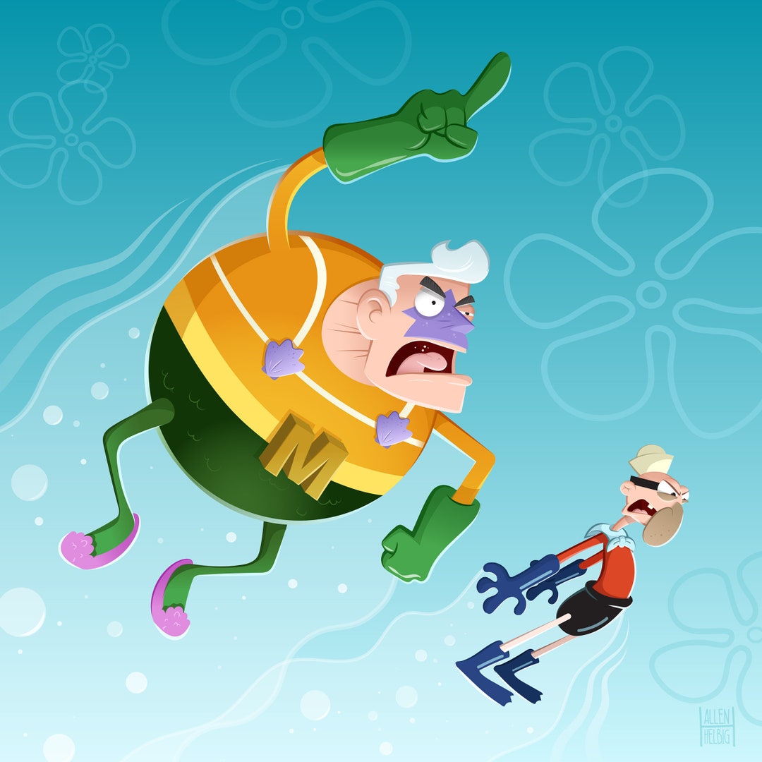 Spongebob Characters Mermaid Man