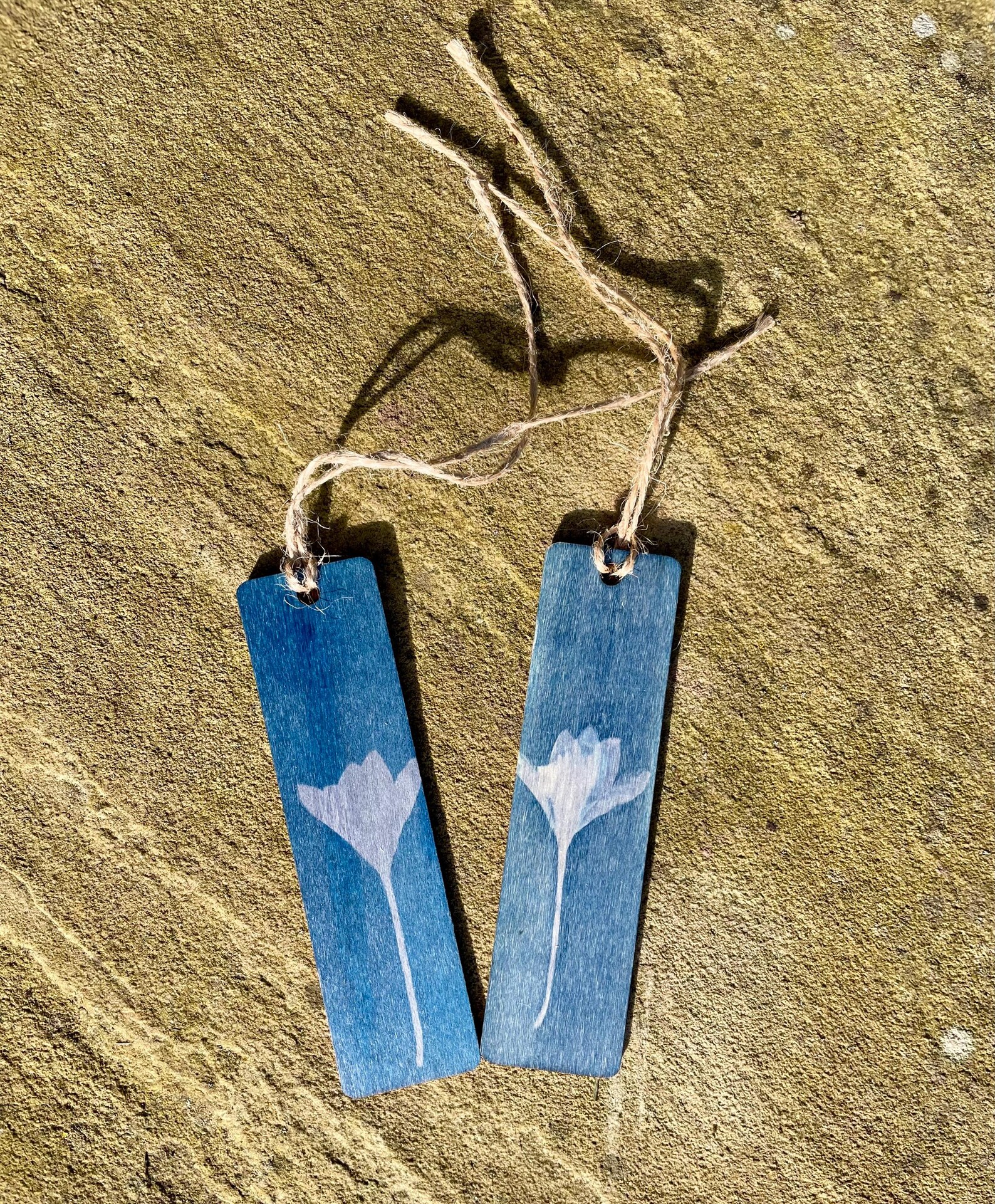 Original Cyanotype Wooden Bookmarks - Etsy