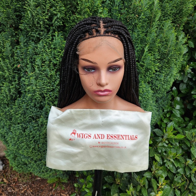Pamela Box Braid Frontal With Baby Hair Braided Wig Twisted - Etsy