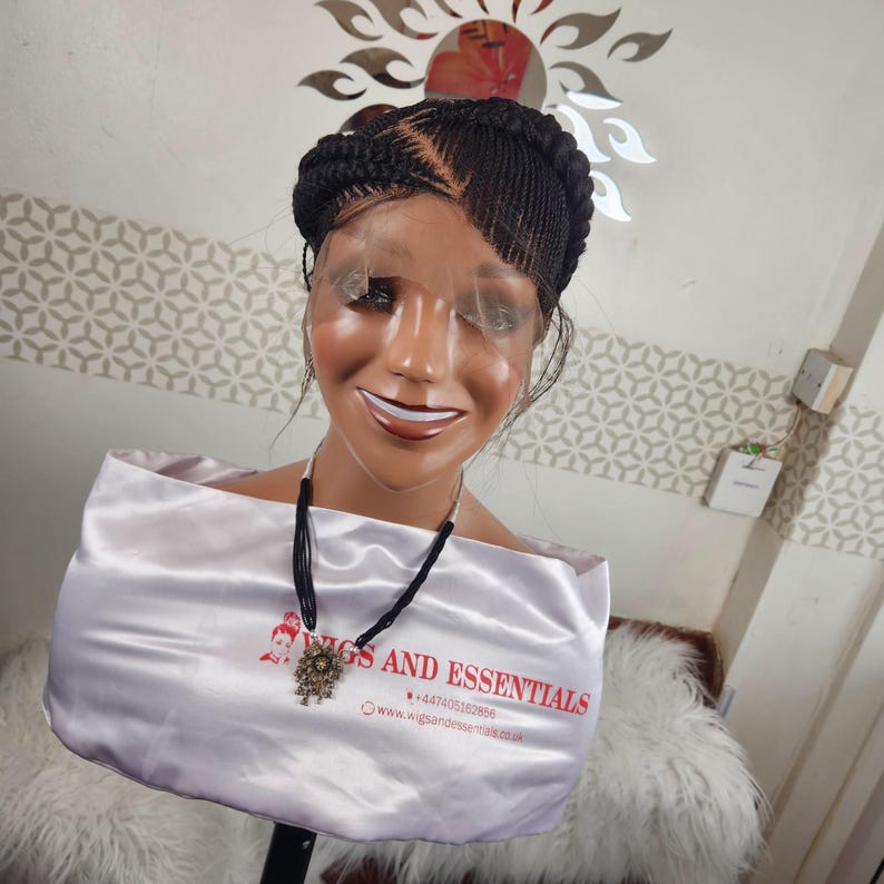 Natalieclassic All Back, Cornrow Wig, Braids, Braid Wig, Black Cornrow ...