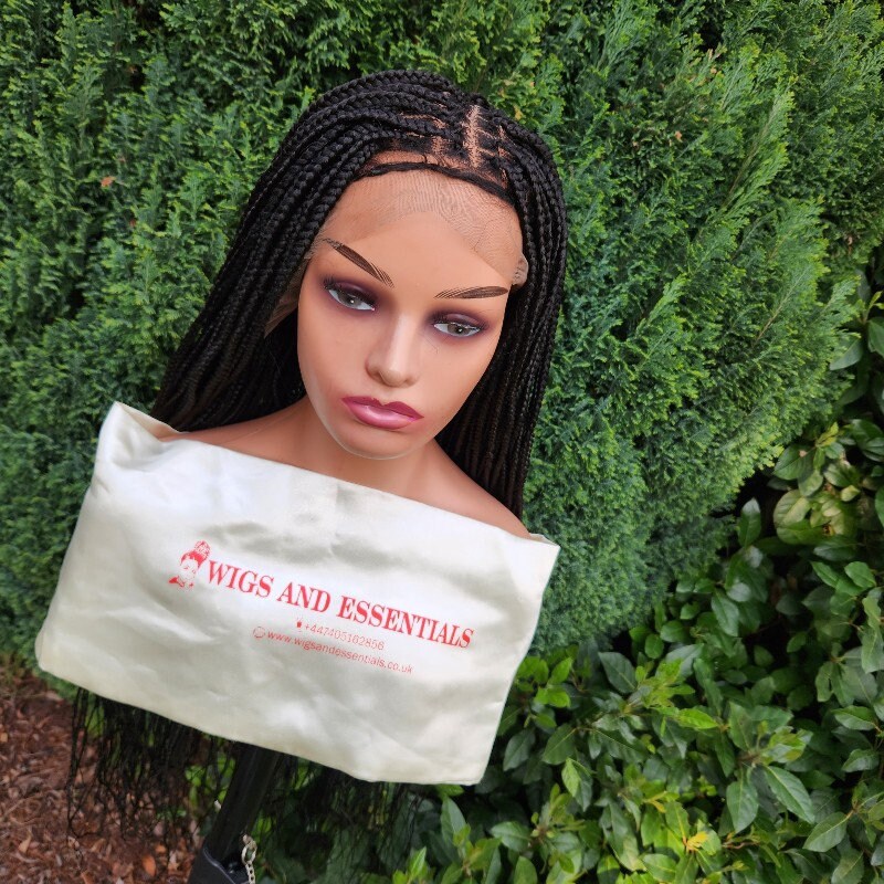 Pamela Box Braid Frontal With Baby Hair Braided Wig Twisted - Etsy