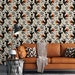 Boho Leopard Wallpaper Boho Wall Mural for Living Room Beige Wall Decor ...