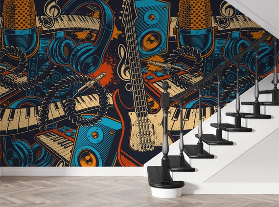 Rock Band Instruments Wallpaper