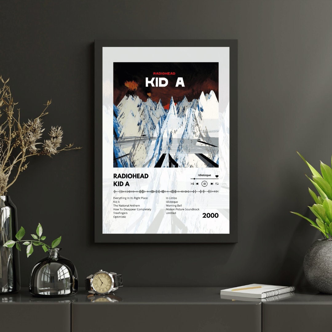 Radiohead Kid A Album Cover Poster Thom Yorke Music Wall Art - Etsy