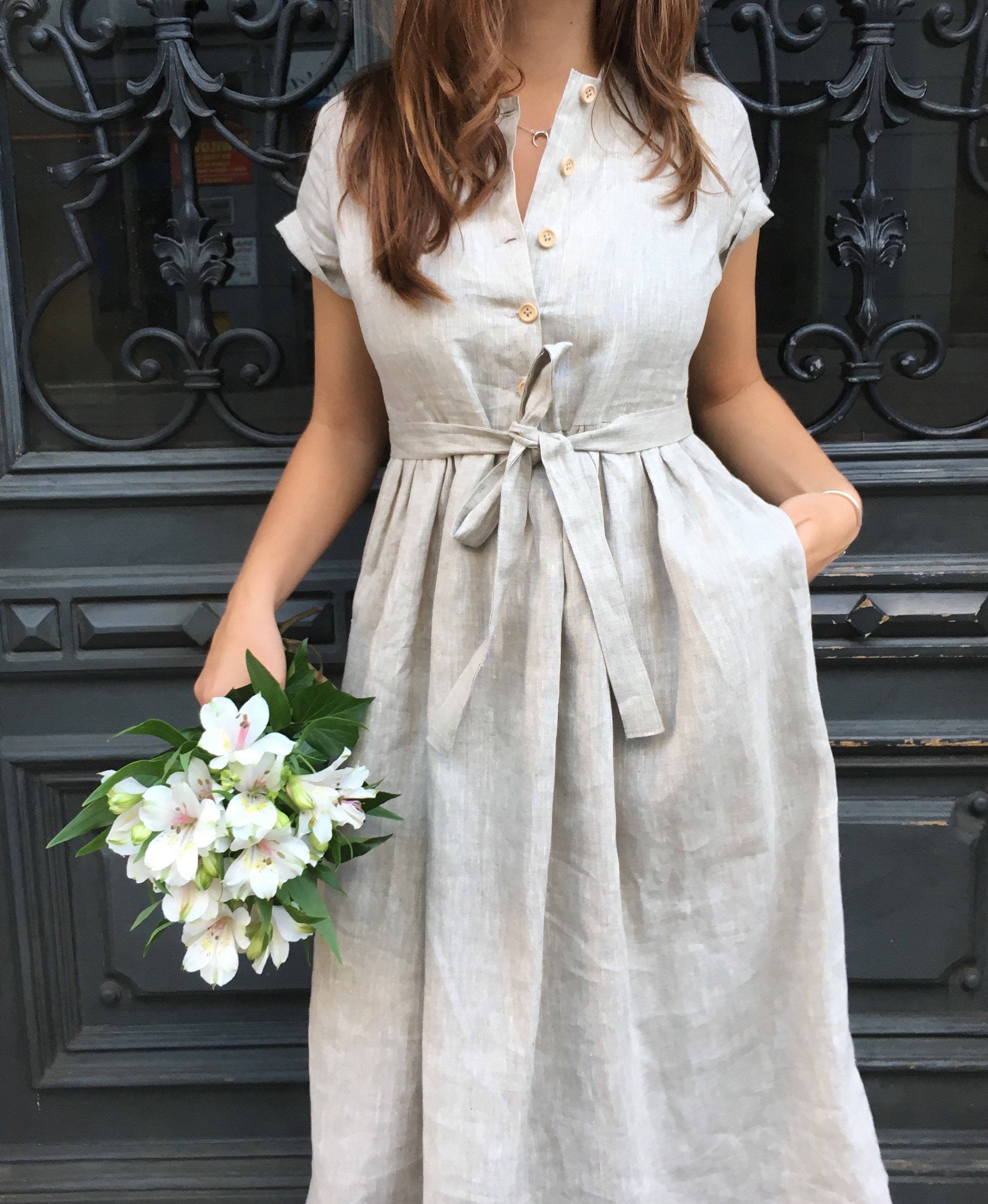 Made to Order Linen Dress/ Linen Women Dress / Linen Summer Dress, - Etsy