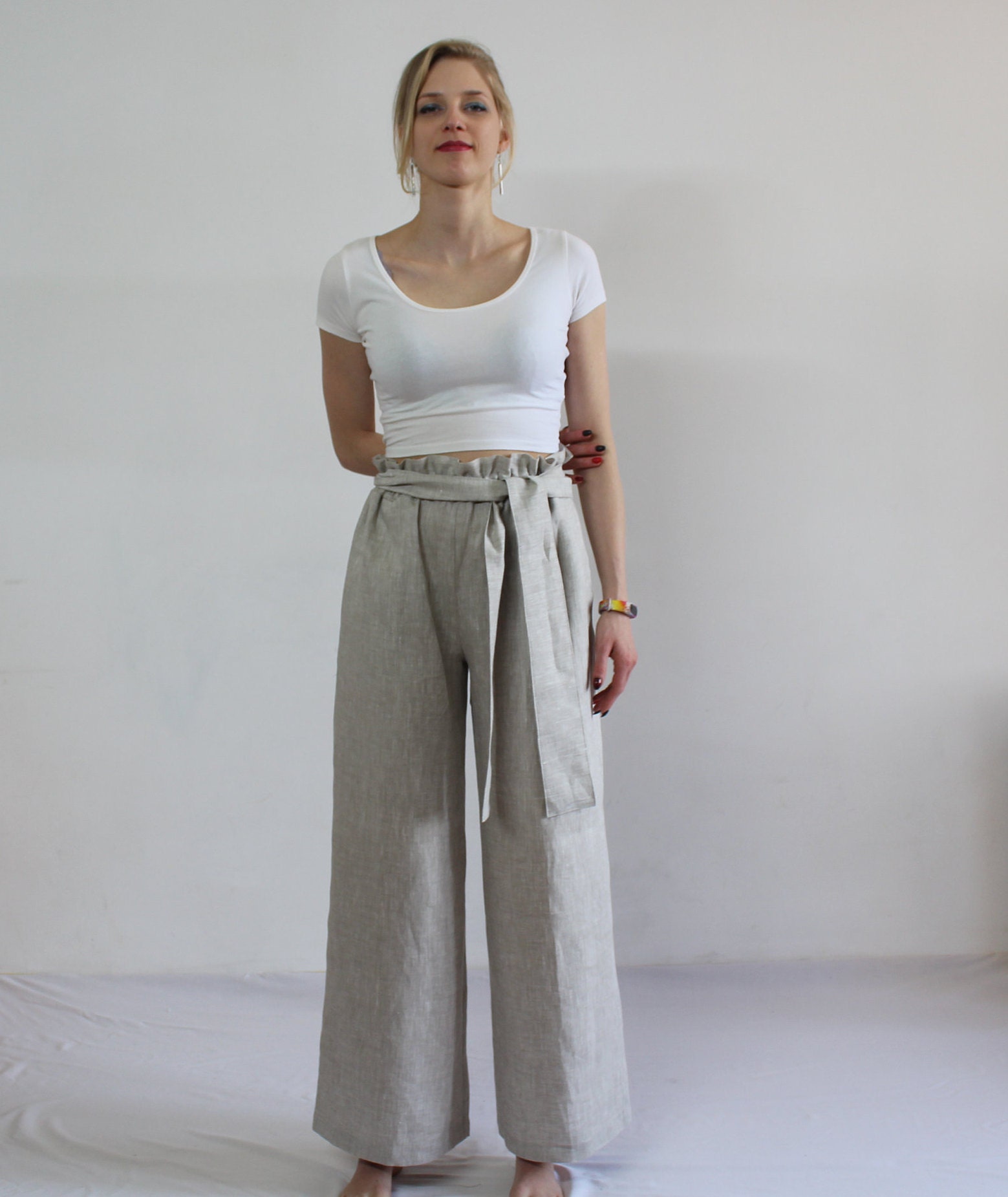 Made to Order Linen Pants/ Women Pants/ Linen Pants With Pockets ...