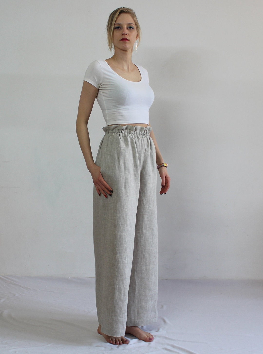 Made to Order Linen Pants/ Women Pants/ Linen Pants With Pockets ...