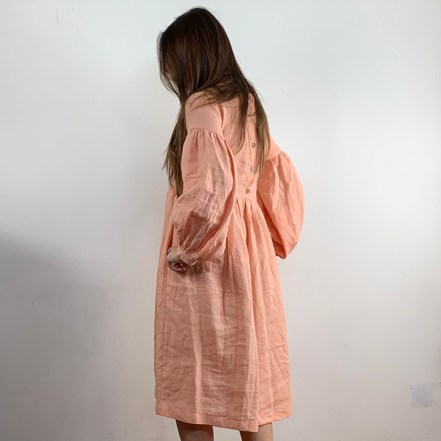 Made to Order Pure Linen Dress for Women / Linen Summer Dress - Etsy