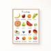Educational Spanish Fruits and Vegetables Posters Food - Etsy
