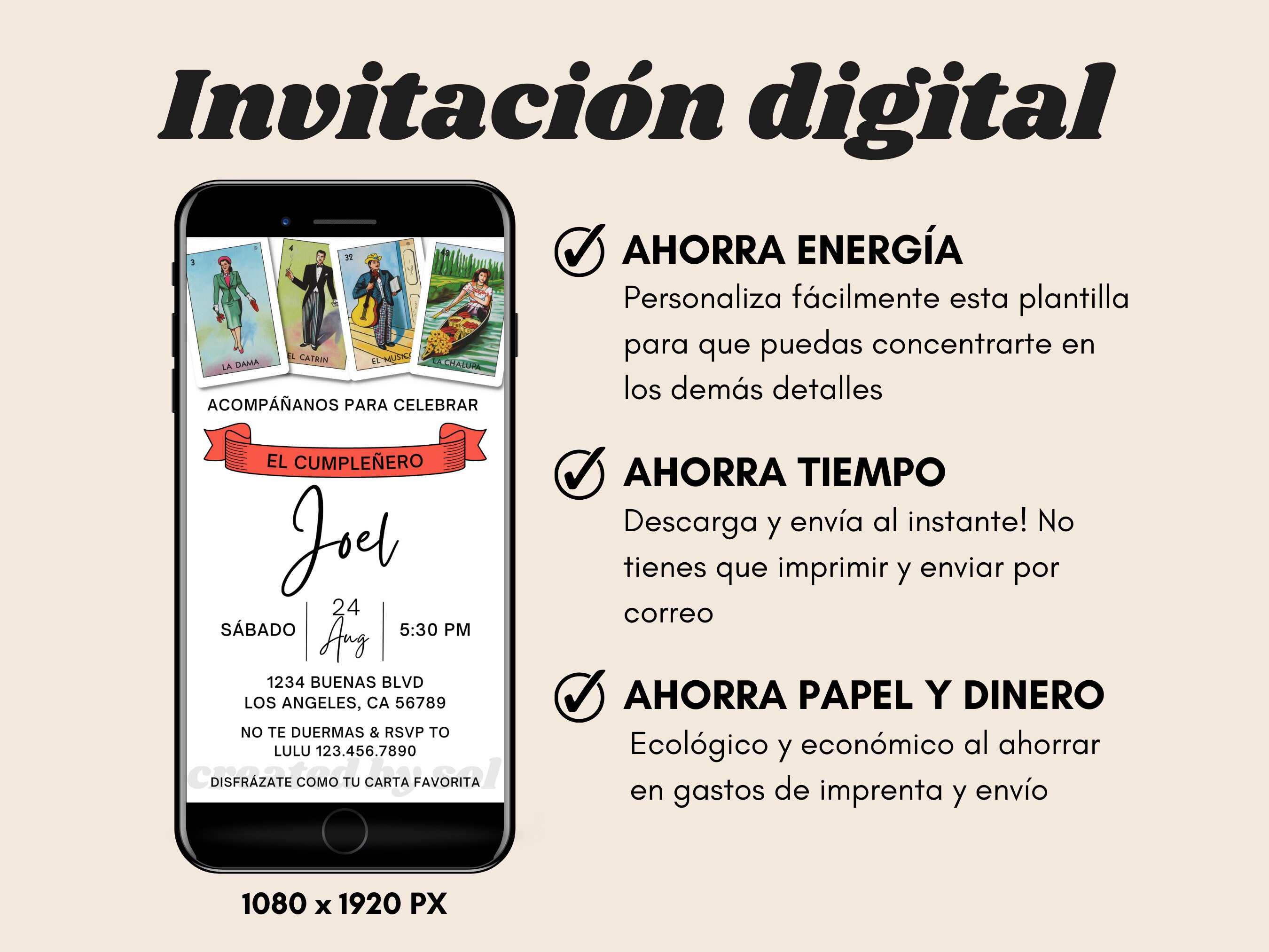 Loteria Birthday Party Invitation Lotería Fiesta Invite - Etsy