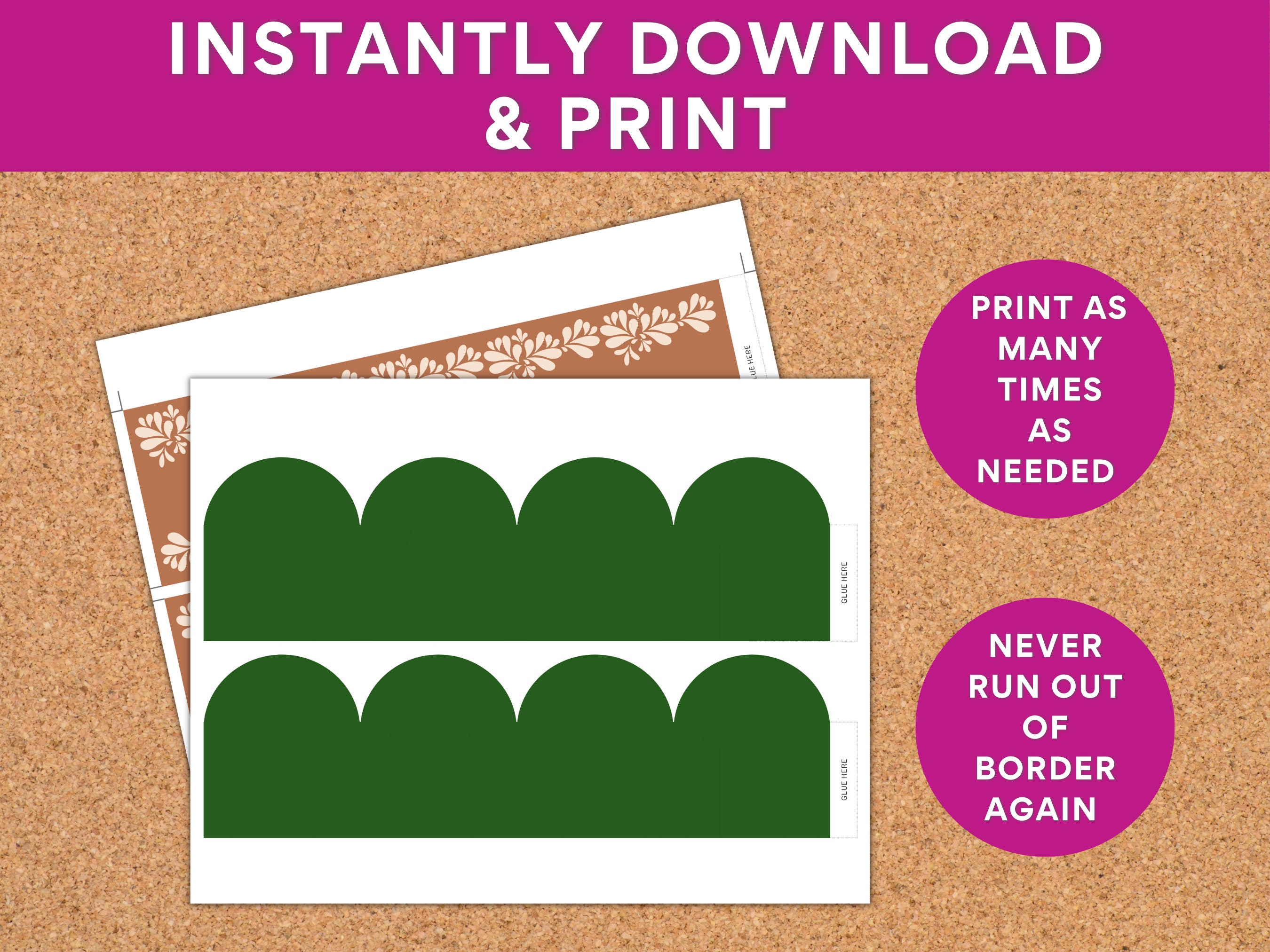 Classroom Bulletin Board Borders Boho Classroom Decor - Etsy