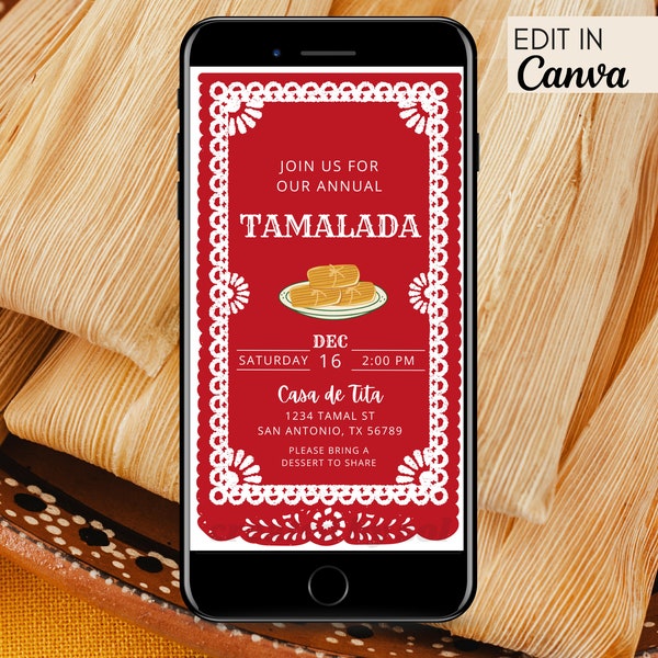 Tamale Party Invitation - Etsy