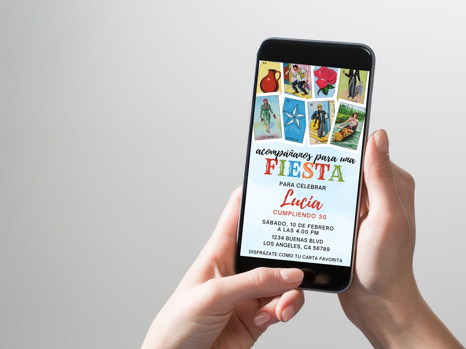 Loteria Invitación, Fiesta De Cumpleaños De Lotería, Spanish Loteria ...