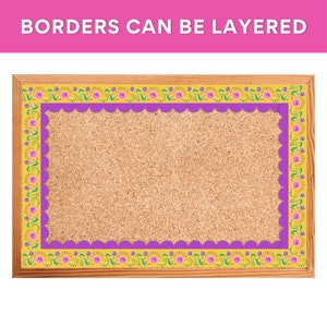 Classroom Bulletin Board Borders, Spanish Classroom Decor, Bulletin ...