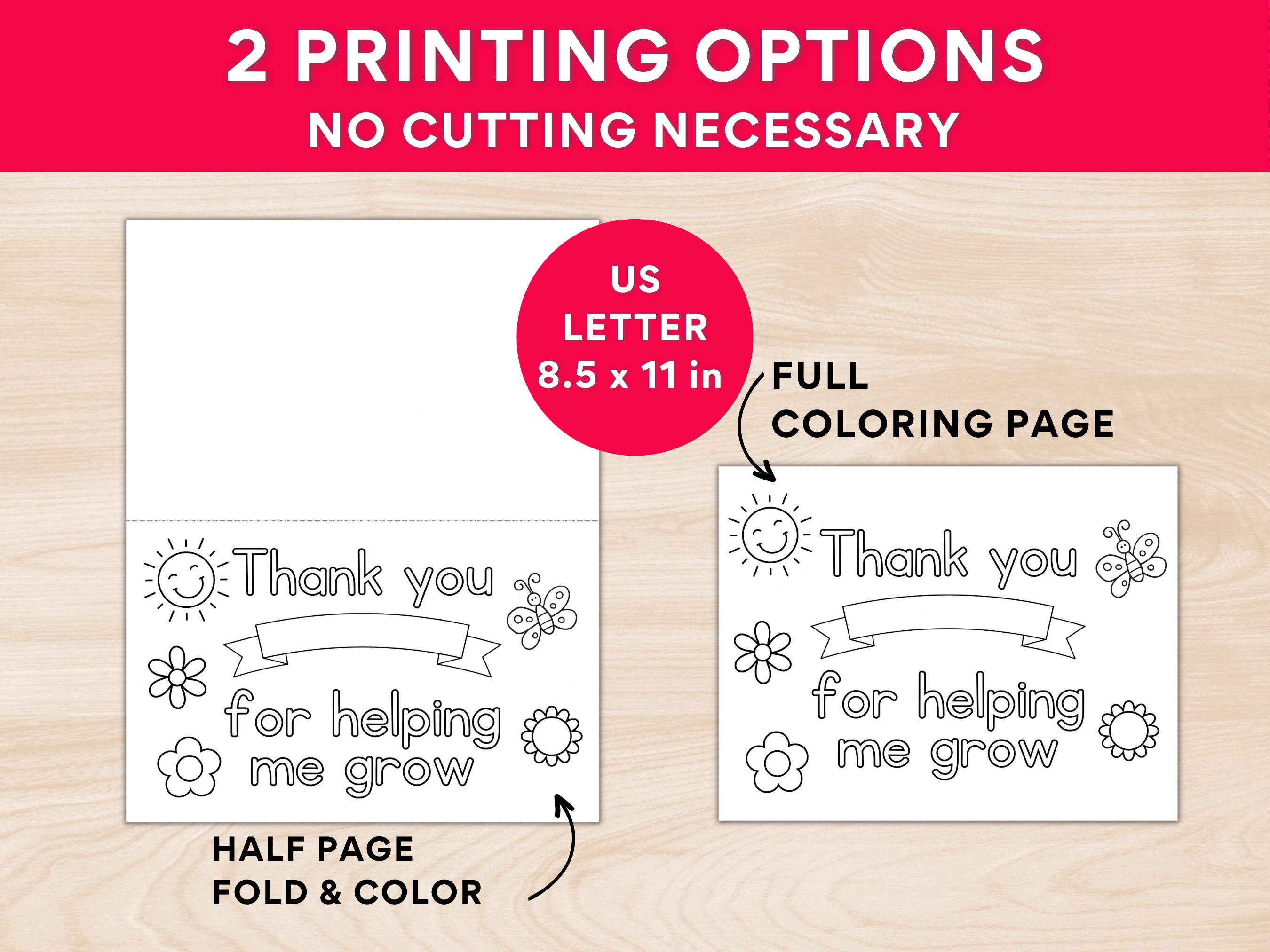 Printable Teacher Appreciation Gift, Teacher Thank You, End of the Year ...