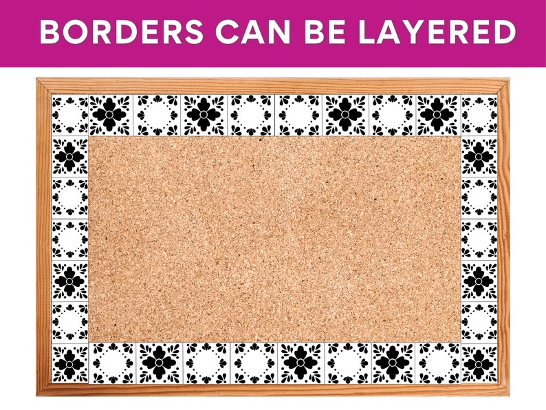 Classroom Bulletin Board Borders Boho Classroom Decor - Etsy