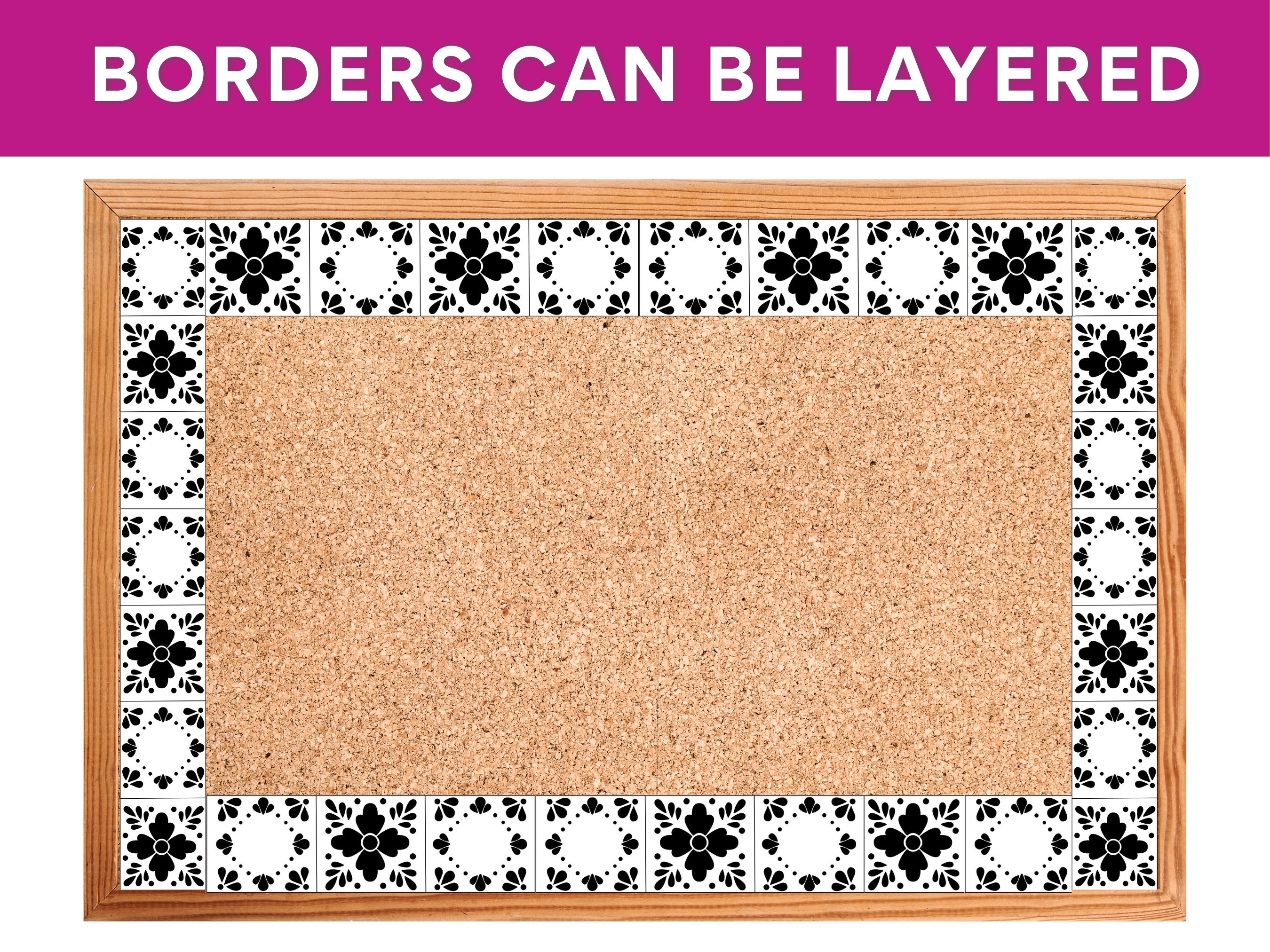 Classroom Bulletin Board Borders Boho Classroom Decor - Etsy