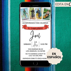Loteria Invitación, Fiesta De Cumpleaños De Lotería, Spanish Loteria ...