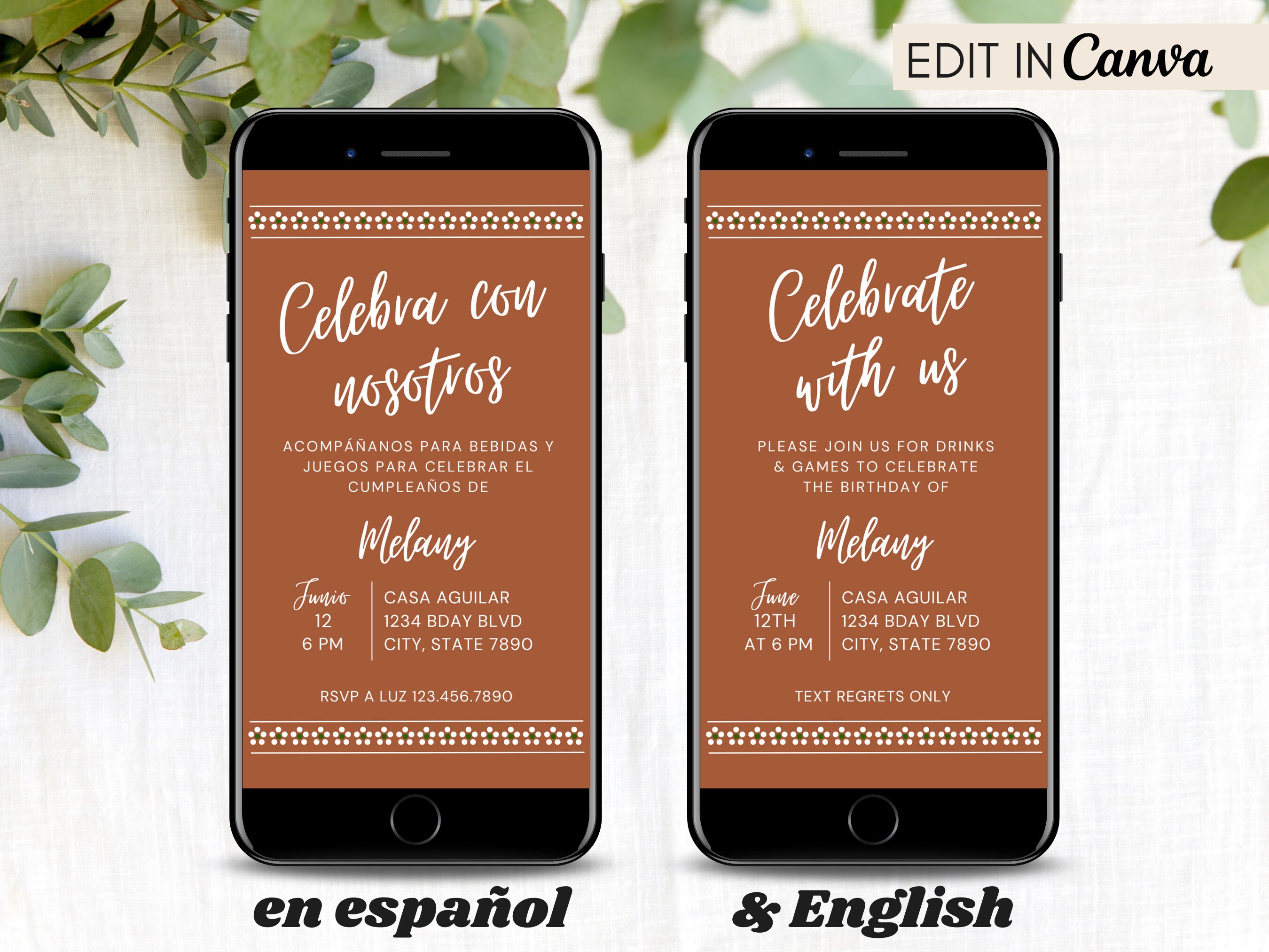 Fiesta Birthday Party Invitation Template, Mexican Birthday, Fiesta ...