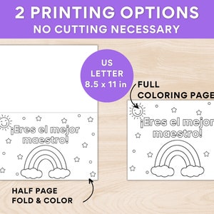 Spanish Bilingual End of Year Teacher Gift, Teacher Appreciation ...