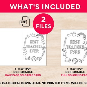 Instant Download End of Year Teacher Gift, Teacher Appreciation ...