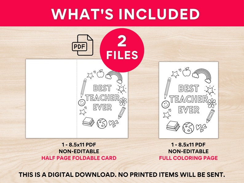 Instant Download End of Year Teacher Gift, Teacher Appreciation ...