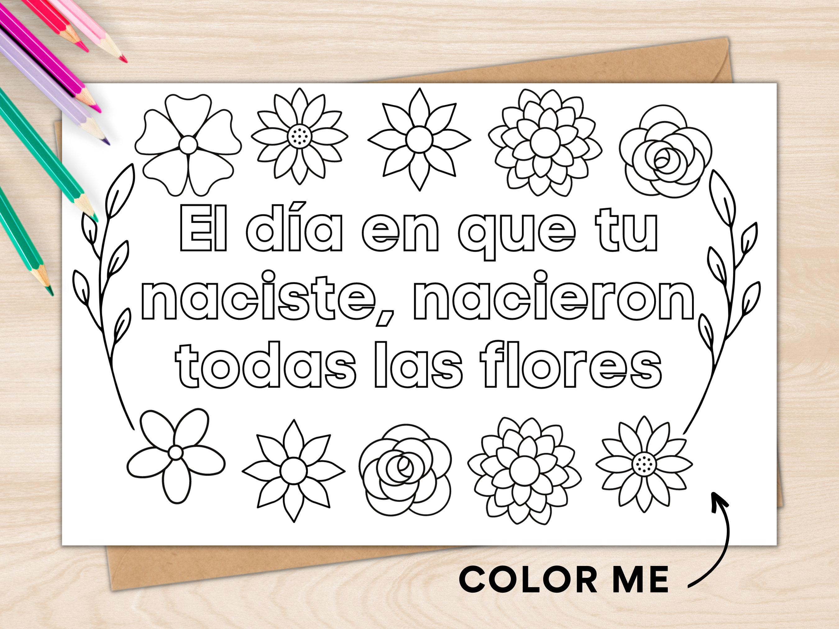 Spanish Birthday Card, Feliz Cumpleaños Greeting Card, Printable ...