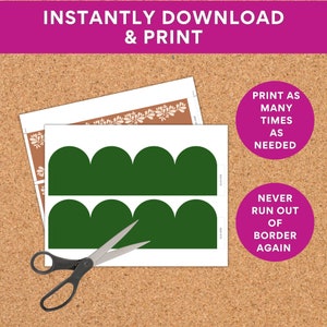 Classroom Bulletin Board Borders, Boho Classroom Decor, Printable ...