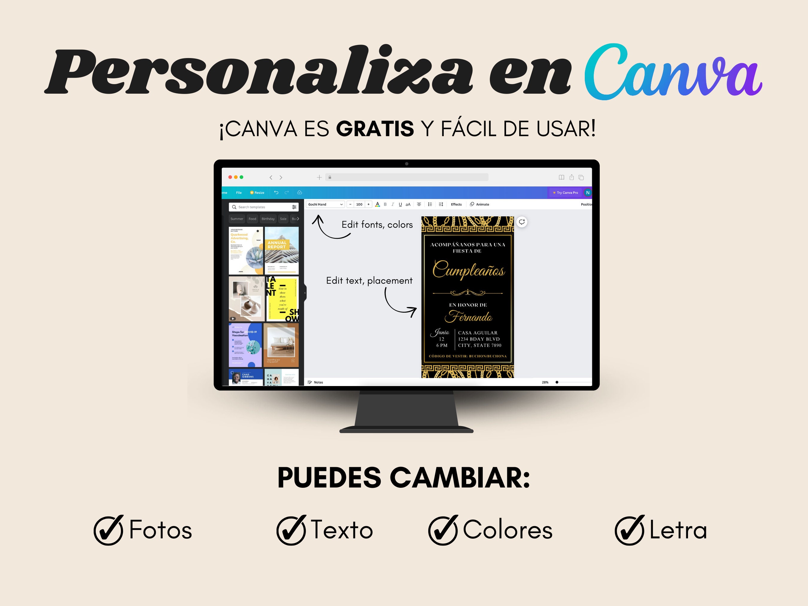 Buchon Birthday Buchona Party Theme Invite Belico Belica - Etsy