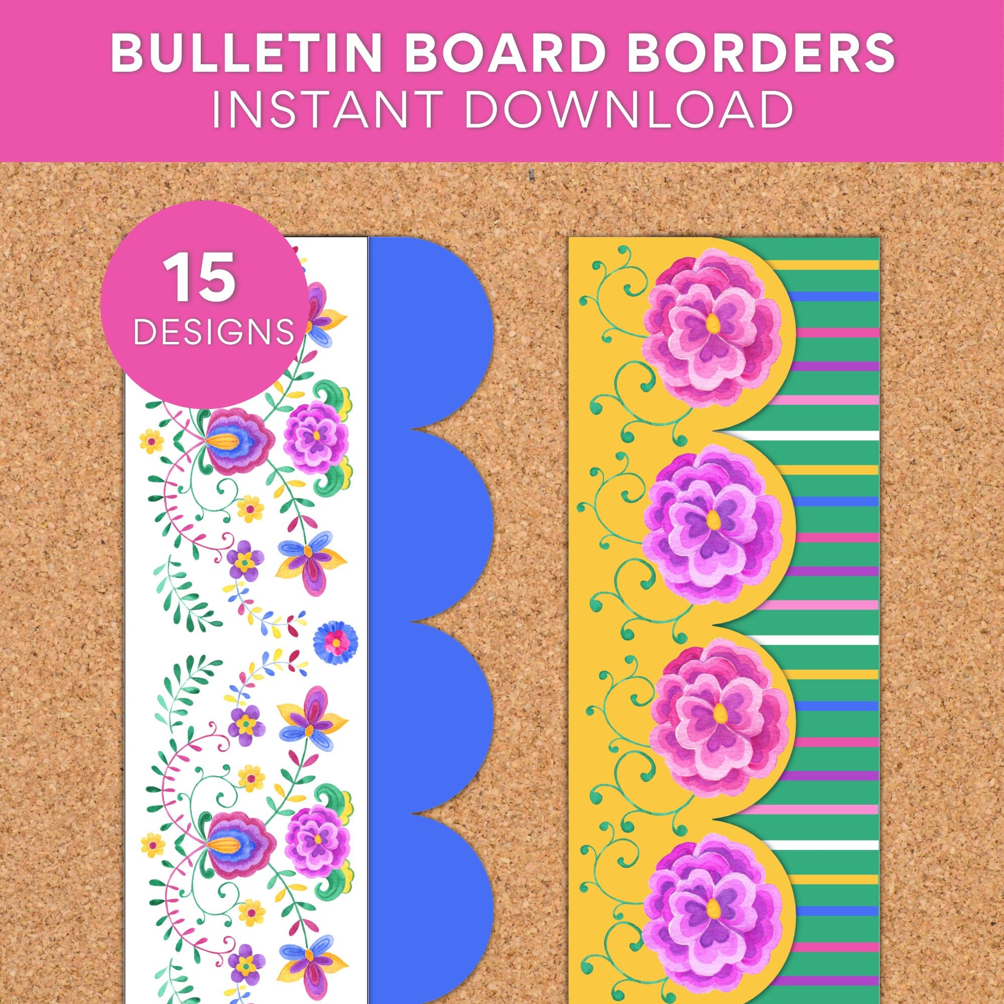 Classroom Bulletin Board Borders Spanish Classroom Decor - Etsy