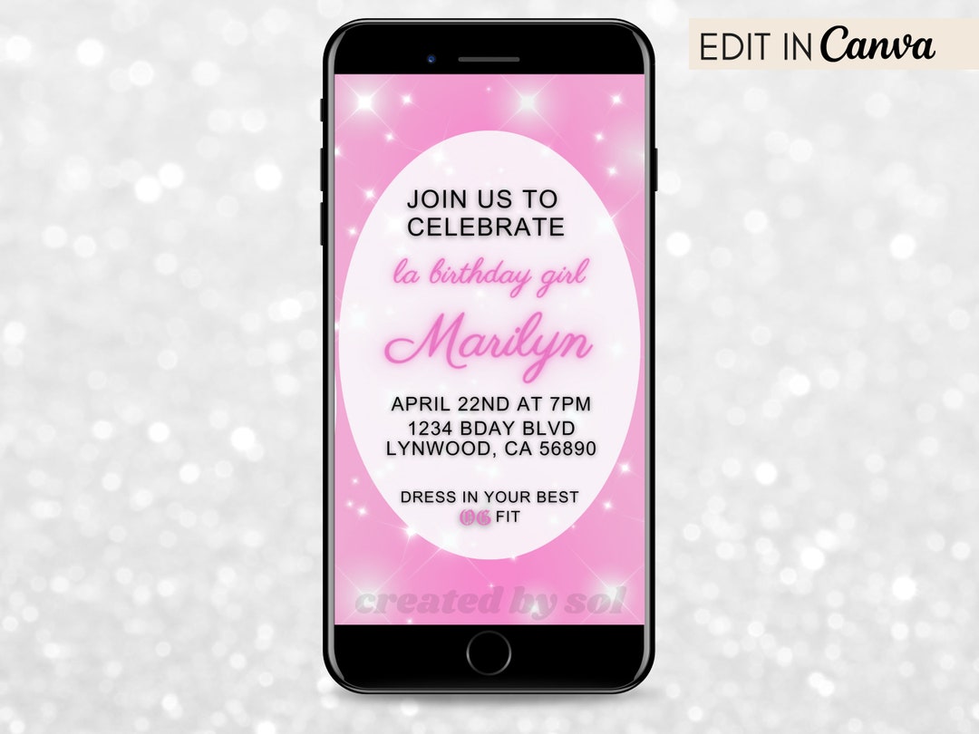 Chola Birthday Theme Party Invitation, Chicana Birthday, Homies Party ...